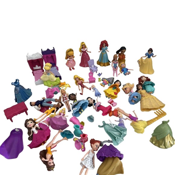 Disney | Toys | Disney Polly Pockets Lot Of Characters Aladdin ...